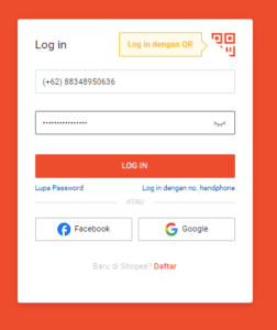 Cara Login di Shopee Lewat Web dan Aplikasi 2023