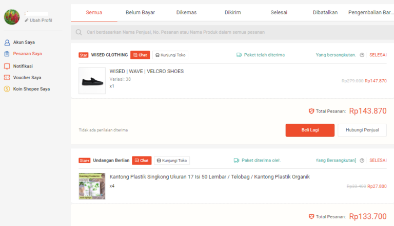 Cara Cek Total Belanja di Shopee Selama 2022, Seberapa Banyak?