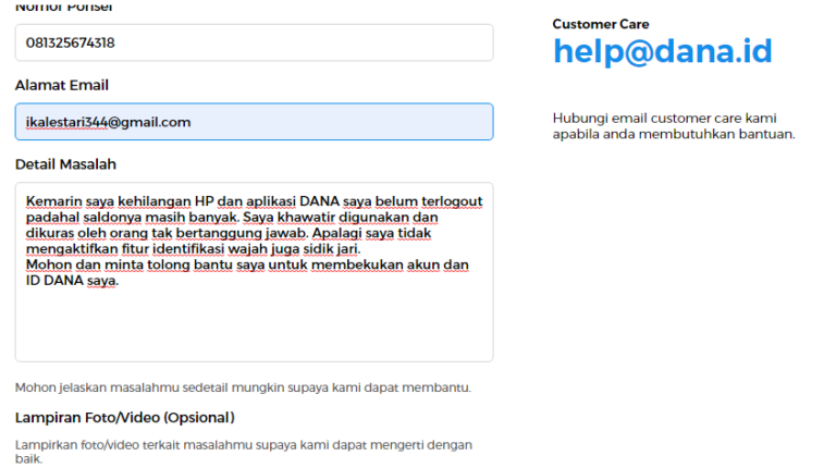 Cara Ganti Nomor DANA yang Sudah Tidak Aktif dan Hilang, Belanja Tetap ...