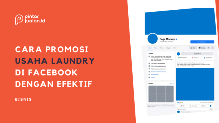 Cara Promosi Laundry Lewat Facebook dengan Mudah (+ Contoh)